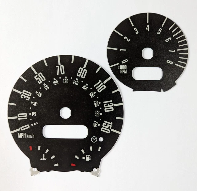 MINI COOPER S R50 R52 R53 Custom speedometer and rev counter dial gauge ...