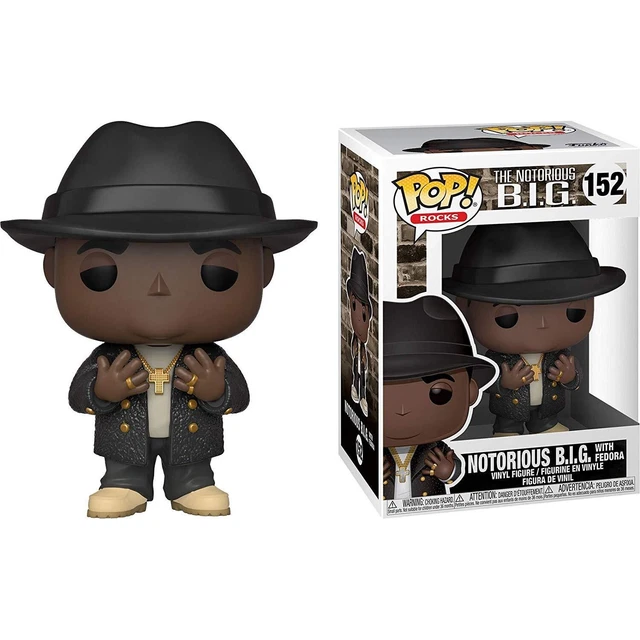 FUNKO POP! NOTORIOUS BIG #152 with Fedora Mint in Box Biggie B.I.G. Hip ...
