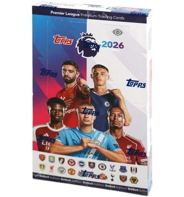 TOPPS PREMIER LEAGUE 2026 Hobby Box SEALED / ungeöffnet EUR 185,00 ...