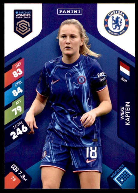 PANINI WOMEN'S 2025 Adrenalyn XL - Wieke Kaptein Chelsea No. 73 £1.25 ...