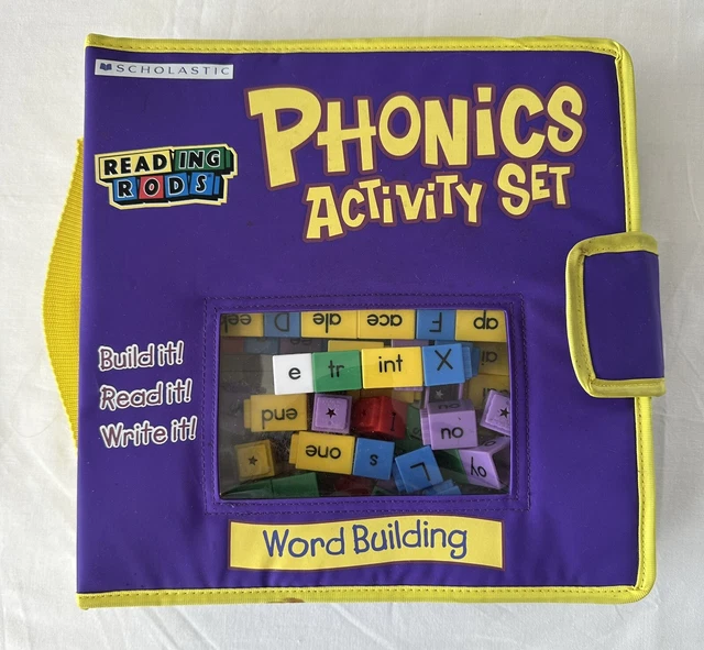 LEARNING RESOURCES PHONICS Activity Set Reading Rods Word Building ...