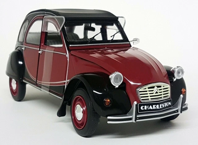 SOLIDO 1/18 - Citroen 2CV Charleston 1982 Red Black - Diecast model car ...