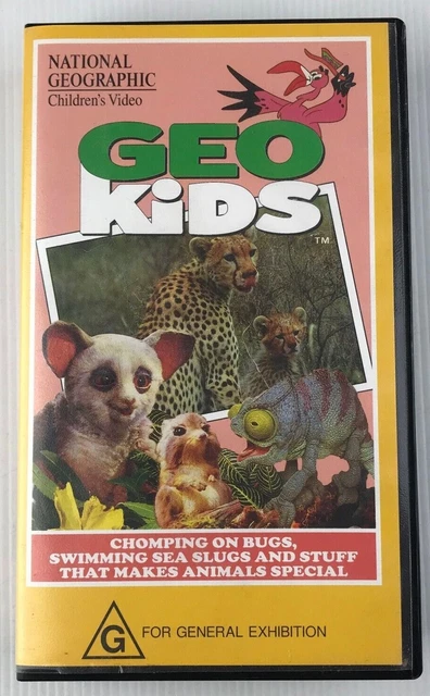 GEO KIDS NATIONAL Geographic Children's Video VHS 1994 (Flying Trying ...
