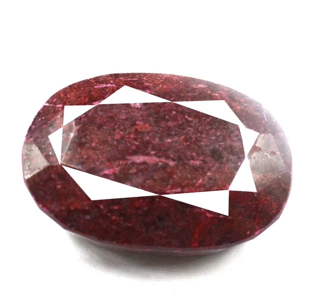 RUBIS ROUGE FORME Ovale 1022.00Ct Certifié Naturel Africain Sang Gemme ...