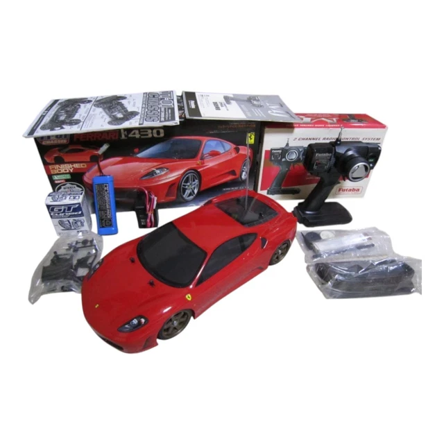 TAMIYA TT-01 FERRARI F430 RC Car Modified - Used, Includes Custom Parts ...