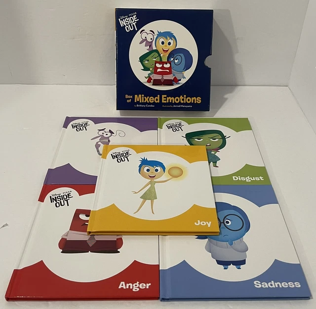 DISNEY PIXAR INSIDE Out Box Of Mixed Emotions 5 Book Set Pre-owned $9. ...