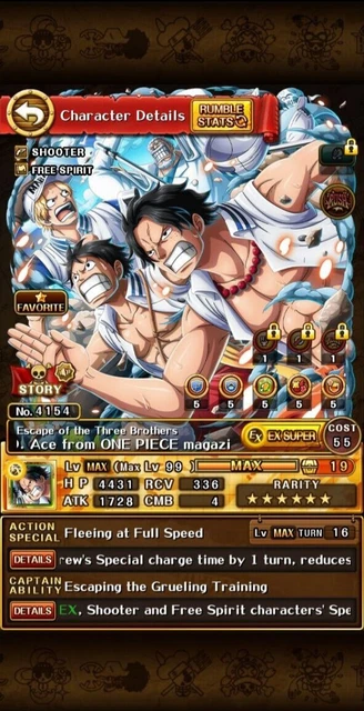 OPTC FRESH ACCOUNT Global Android NEW ANNIVERSARY ACE EUR 5,00 ...
