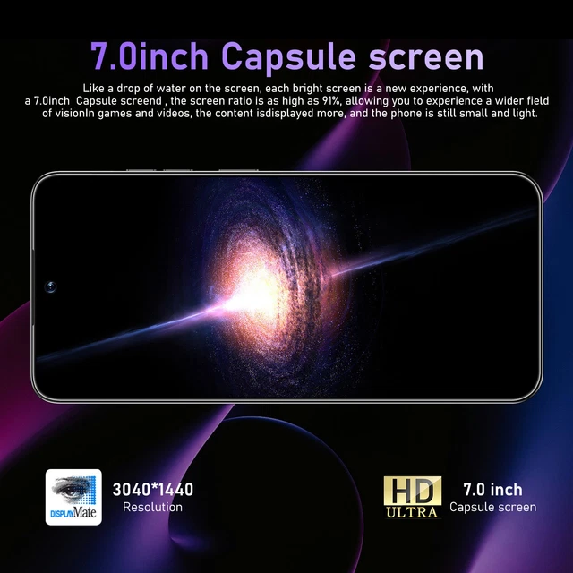 TÉLÉPHONE PORTABLE 16 Pro Max 5G Double SIM 256G Smartphone Android ...