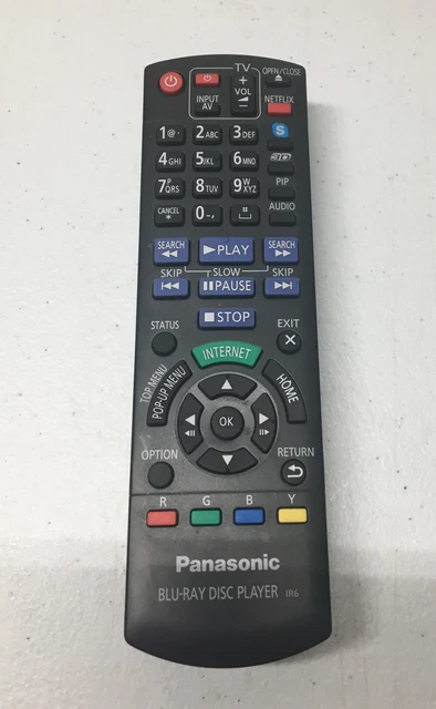 GENUINE PANASONIC BLU-RAY Disc Player Recorder IR6 Remote £8.45 ...