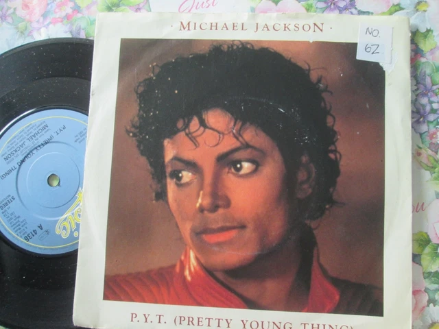 7& MICHAEL JACKSON P.Y.T. (Pretty Young Thing) 075P254 vinyle EPIC ...