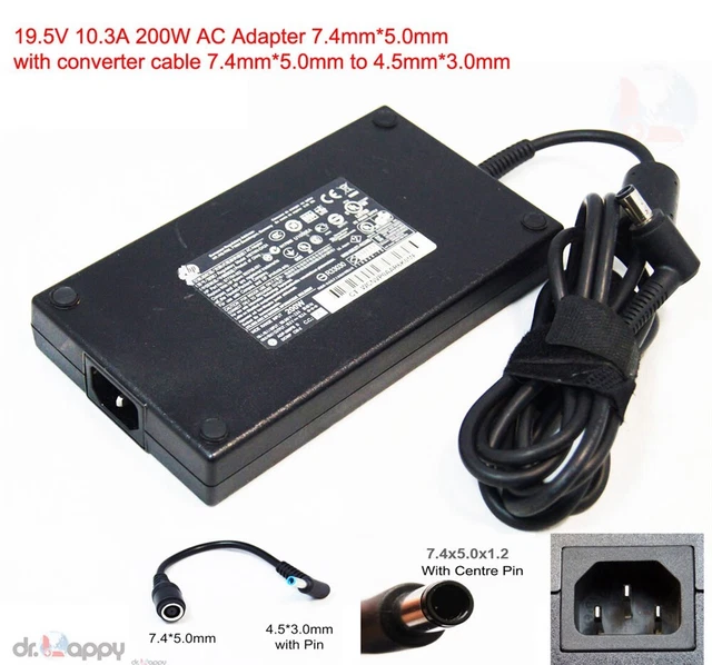 200W POWER ADAPTER Charger Compatible Victus by HP Laptop 16-e0033nb 16 ...