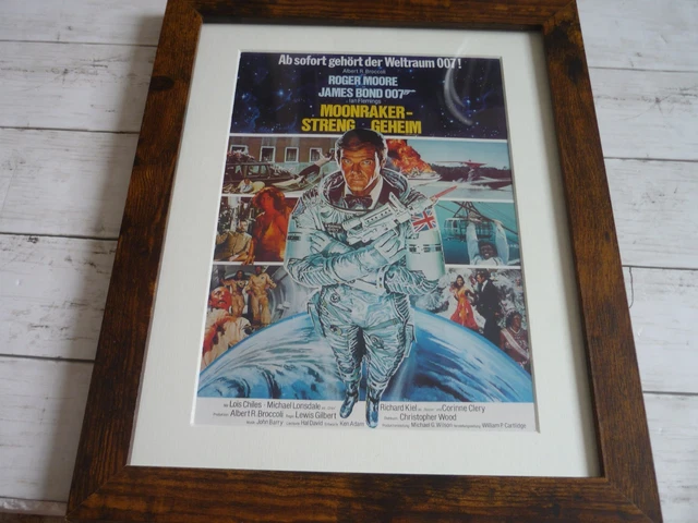 FRAMED 14X11 POSTER Film 007 moonraker german 1978 top secret £40.22 ...