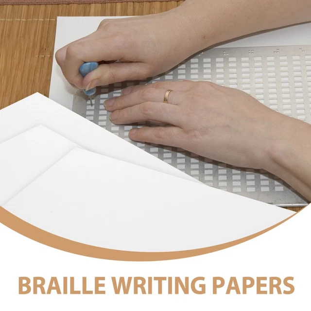 20 PCS BRAILLE Plate for Blind School Writing Materials People Supplies ...