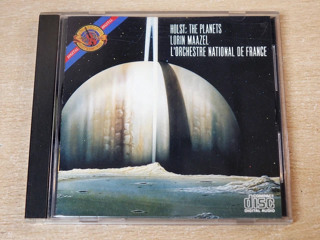 HOLST/THE PLANETS/1982 CBS CD Album/Lorin Maazel/L'Orchestre National ...