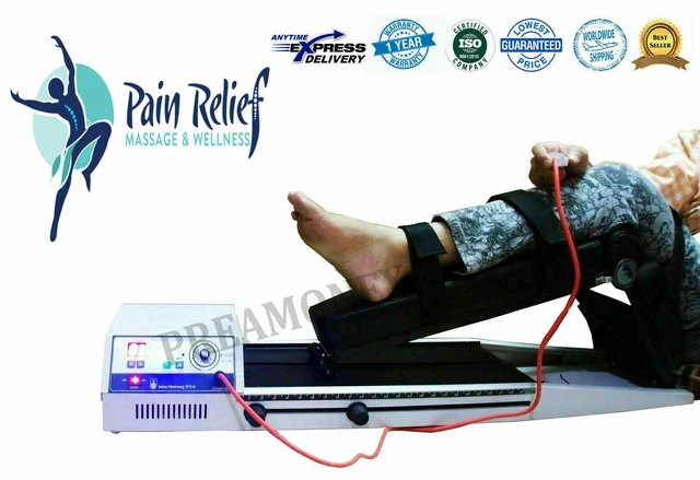 NEW CONTINUOUS PASSIVE Motion Knee Physiotherapy CPM Exercise Machine ...