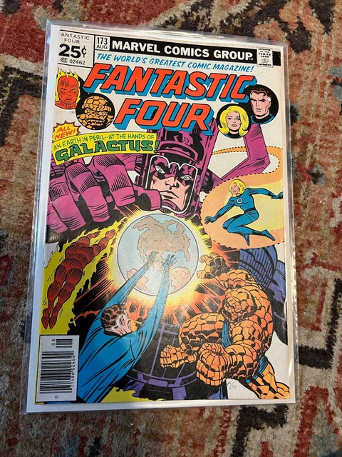 MARVEL COMICS FANTASTIC Four #173 Galactus Cover Jack Kirby 1976 âge du ...