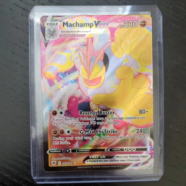 MACHAMP VMAX FULL Art Ultra Raro 073/189 Pokémon GCC Radiazione Astrale ...