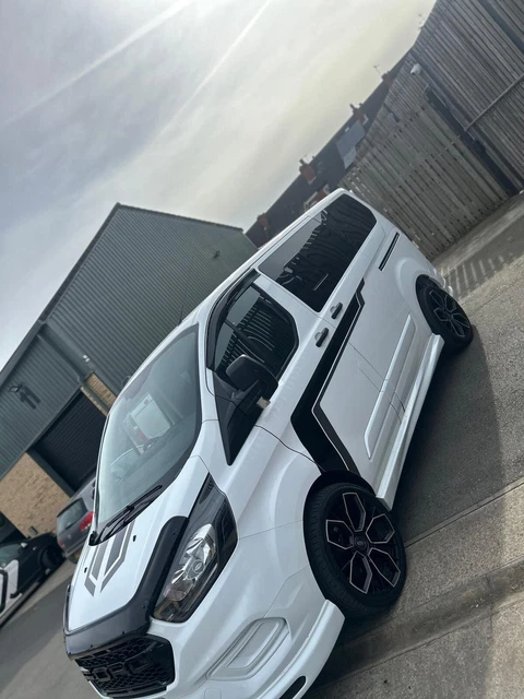 FORD TRANSIT CUSTOM Van Sport Side Graphics Stripes Stickers Full Van ...