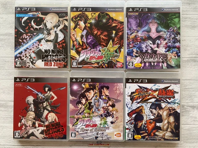SONY PS3 NO More Heroes Jojo's Bizarre Adventure Vampire Street Fighter ...