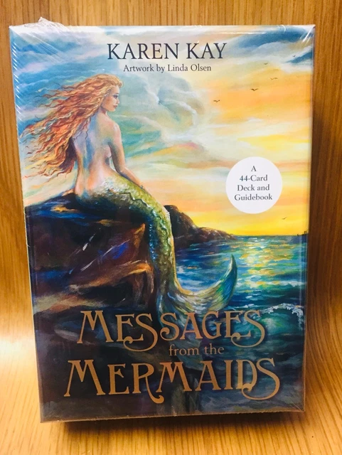 ORACLE CARDS MESSAGES From The Mermaids Karen Kay nuove con scatola EUR ...