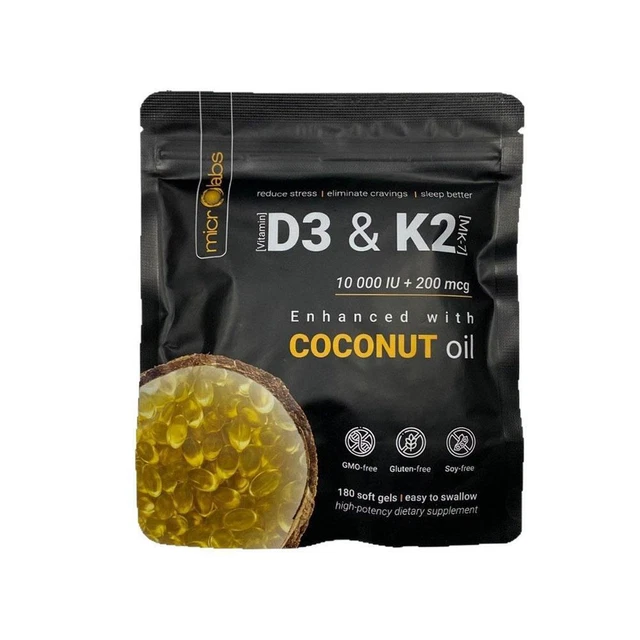 VITAMIN D3 K2 Softgel Capsules Extra Strength D3 K2 Supplements· £9.89 ...