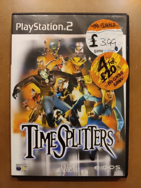 TIMESPLITTERS PS2 PLAYSTATION 2 PAL W/ Manual and Inserts Eidos £9.50 ...