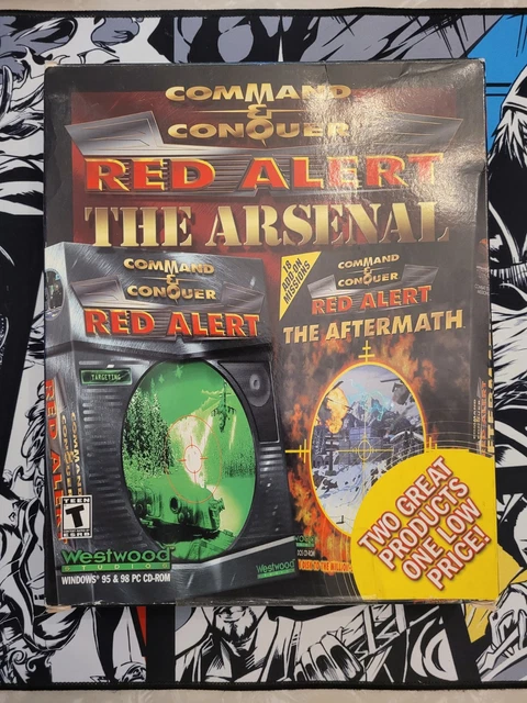 COMMAND & CONQUER Red Alert The Arsenal Pc Big Box Game - CIB $74.95 ...