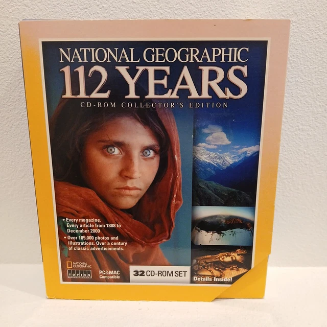 NATIONAL GEOGRAPHIC 112 Years CD Rom Collector’s Edition 32 Cds $10.00 ...