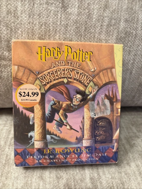 HARRY POTTER AND the Sorcerer's Stone - J. K. Rowling Audiobook - 7 CDs ...