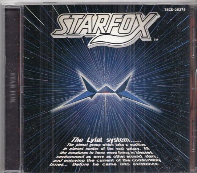 BANDE ORIGINALE DU jeu Star Fox The Lylat System CD TECD-25275 STARFOX ...