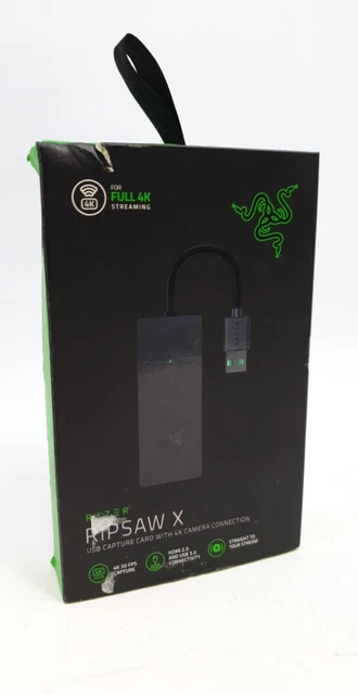RAZER RIPSAW X USB Capture Card with 4K Camera Connection £59.99 ...
