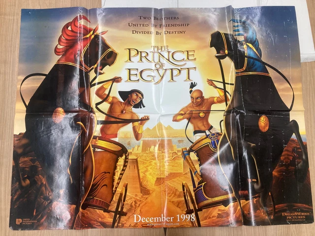 THE PRINCE OF EGYPT (1998) Original UK Quad (30" x 40") Movie Poster Disney film £9.99 - PicClick UK