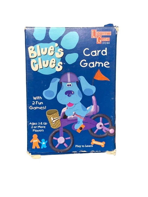 BLUES CLUES CARD Game Preschool Memory Matching Activities Nick Jr. £9. ...