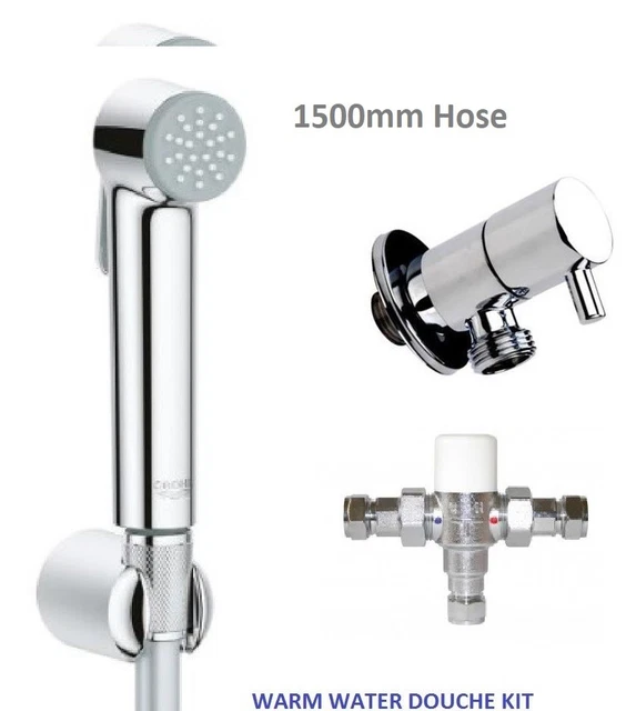 GROHE THERMOSTATIQUE TEMPESTA-F Douche Trigger Spray Bidet Shattaf Kit ...