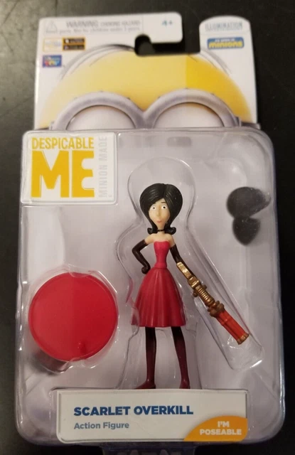FIGURINE ARTICULÉE POSABLE Despicable Me Movie Scarlet Overkill MINIONS ...