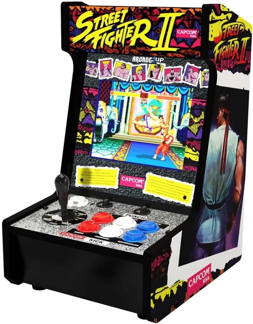 MINI CABINATO STREET Fighter 2 Arcade 1Up Countercade 7'' Sf 2 Champion ...