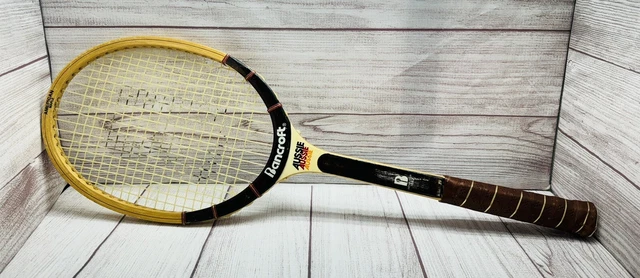 VINTAGE BANCROFT AUSSIE Wooden Tennis Racket 27 inches Long Grip Size 4 ...