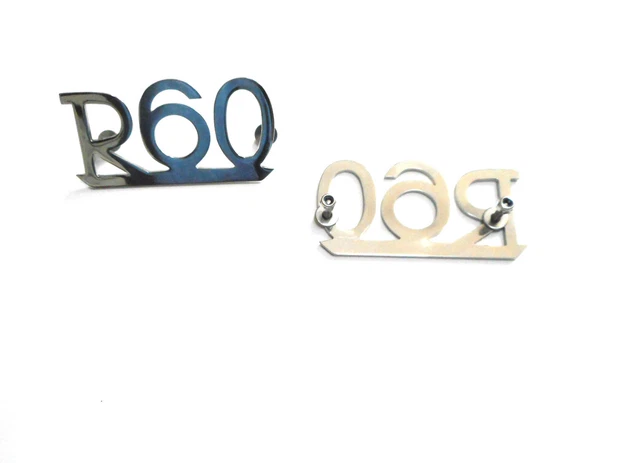 BMW R60 SIGN for fenders logo fender logo nierosta M3 screws R 60 new £ ...