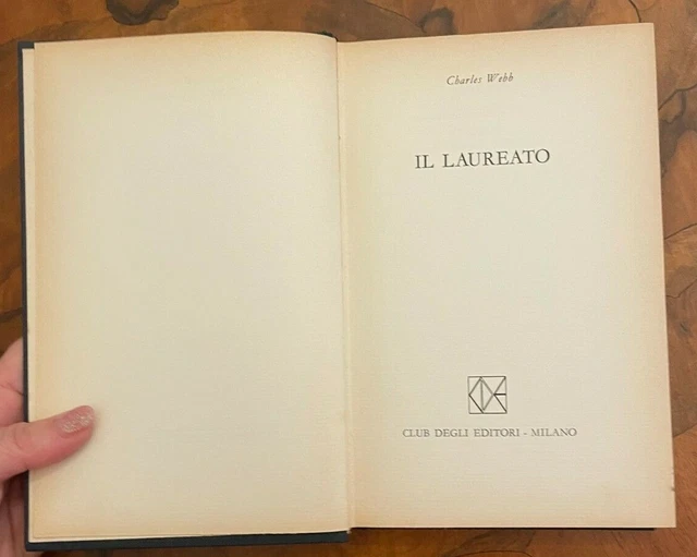 IL LAUREATO CHARLES Webb Club degli editori 1968 EUR 2,50 - PicClick IT