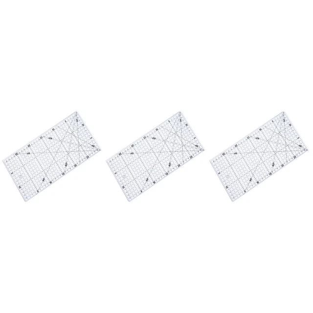 3 PCS SQUARE Ruler for Sewing Pattern Maker Fashion Designing Cloth ...