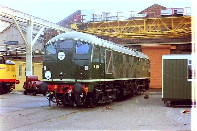 35MM RAILWAY COLOUR Negative Class 24 D5054 in Crewe Works £1.95 ...