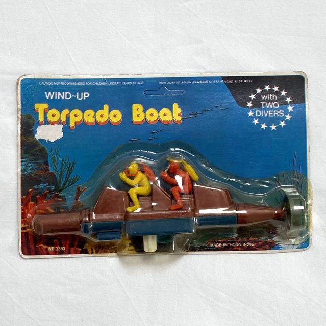 TORPEDO BOAT WIND up toy vintage $21.90 - PicClick