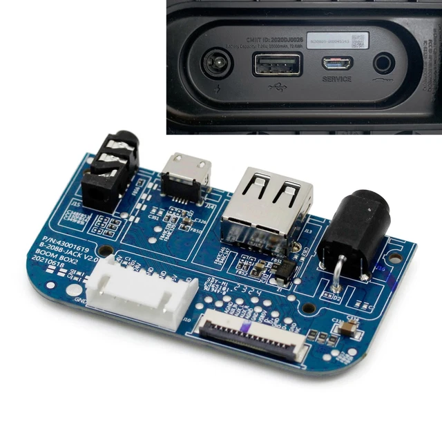 USB CHARGING PORT Board Connector Dock Audio Jack Parts For JBL Boombox ...