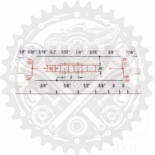 CHAIN SIZE GAUGE For Benelli 2C 125 1972-1977 £11.85 - PicClick UK