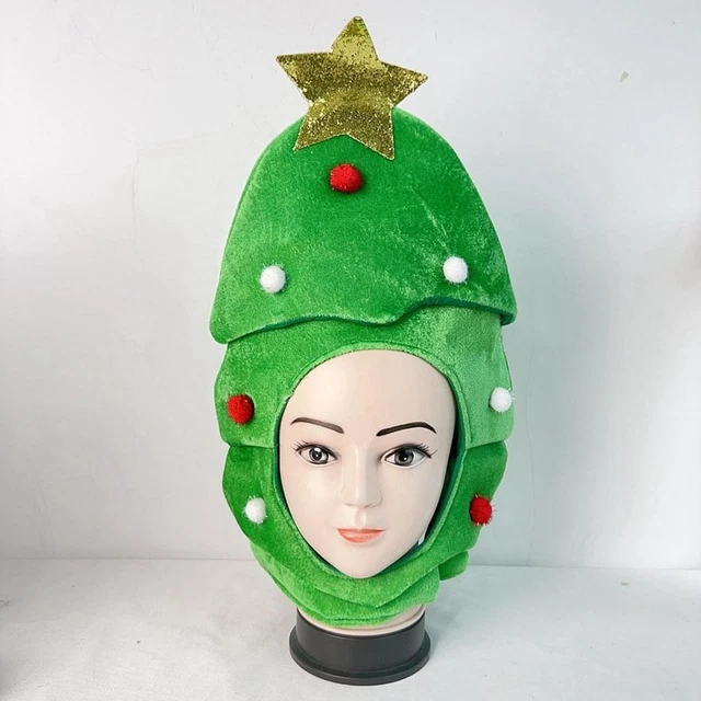 CHRISTMAS TREE HAT Cute Fancy Dress for Men Women Christmas Decoration ...