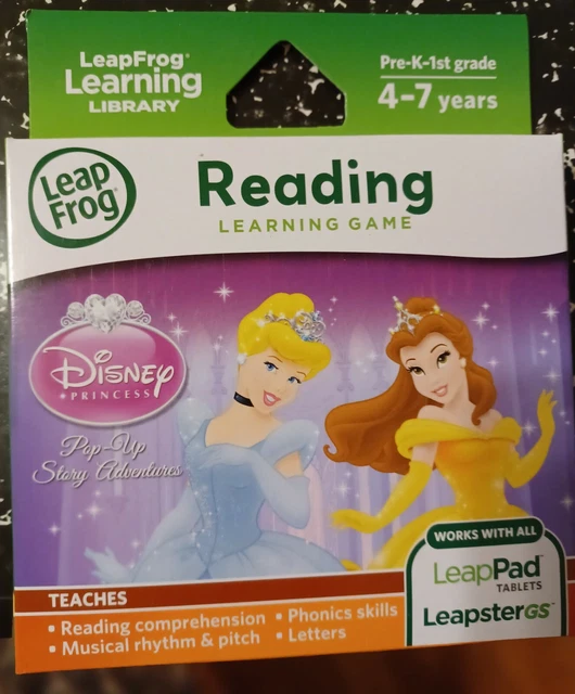 LEAP FROG DISNEY Princess Reading Learning Library Pre-K - 1st grade (4 ...