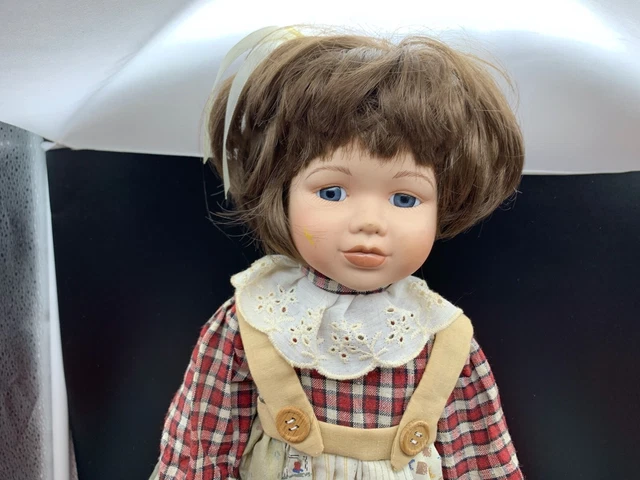 POUPON DE COLLECTION Porcelaine Poupée 41 Cm. en Parfaite Condition EUR 19,55 - PicClick FR