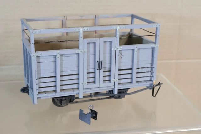 BRANDBRIGHT KIT BUILT G GAUGE 1 NARROW GAUGE OPEN CATTLE GOODS WAGON om ...