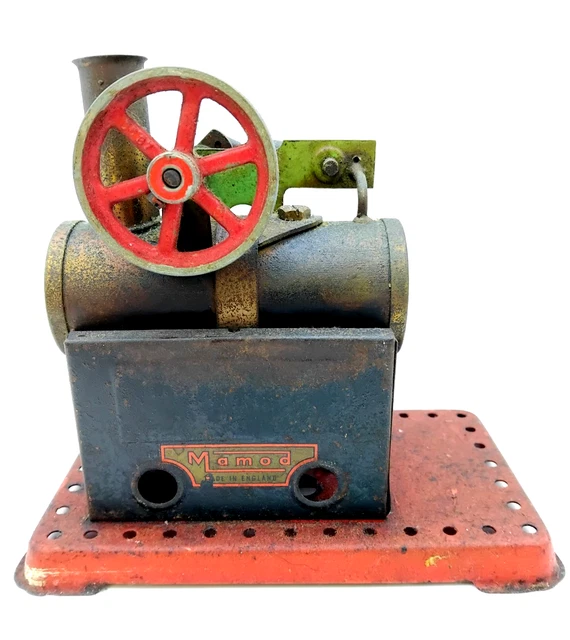 VINTAGE MAMOD STATIONARY Steam Engine Minor MM2 Fuel Pan Raised Base ...