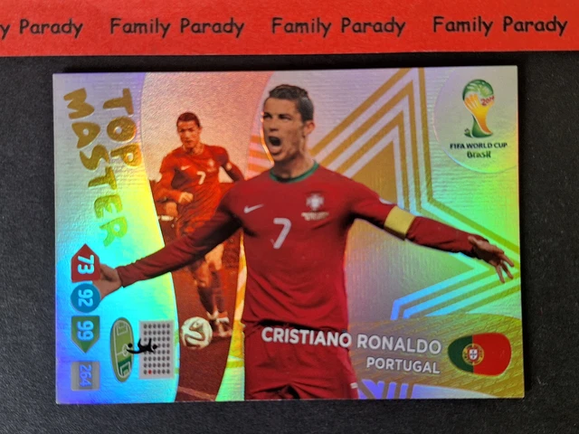 CRISTIANO RONALDO TOP Master Carte Panini Adrenalyn Foot World Cup ...